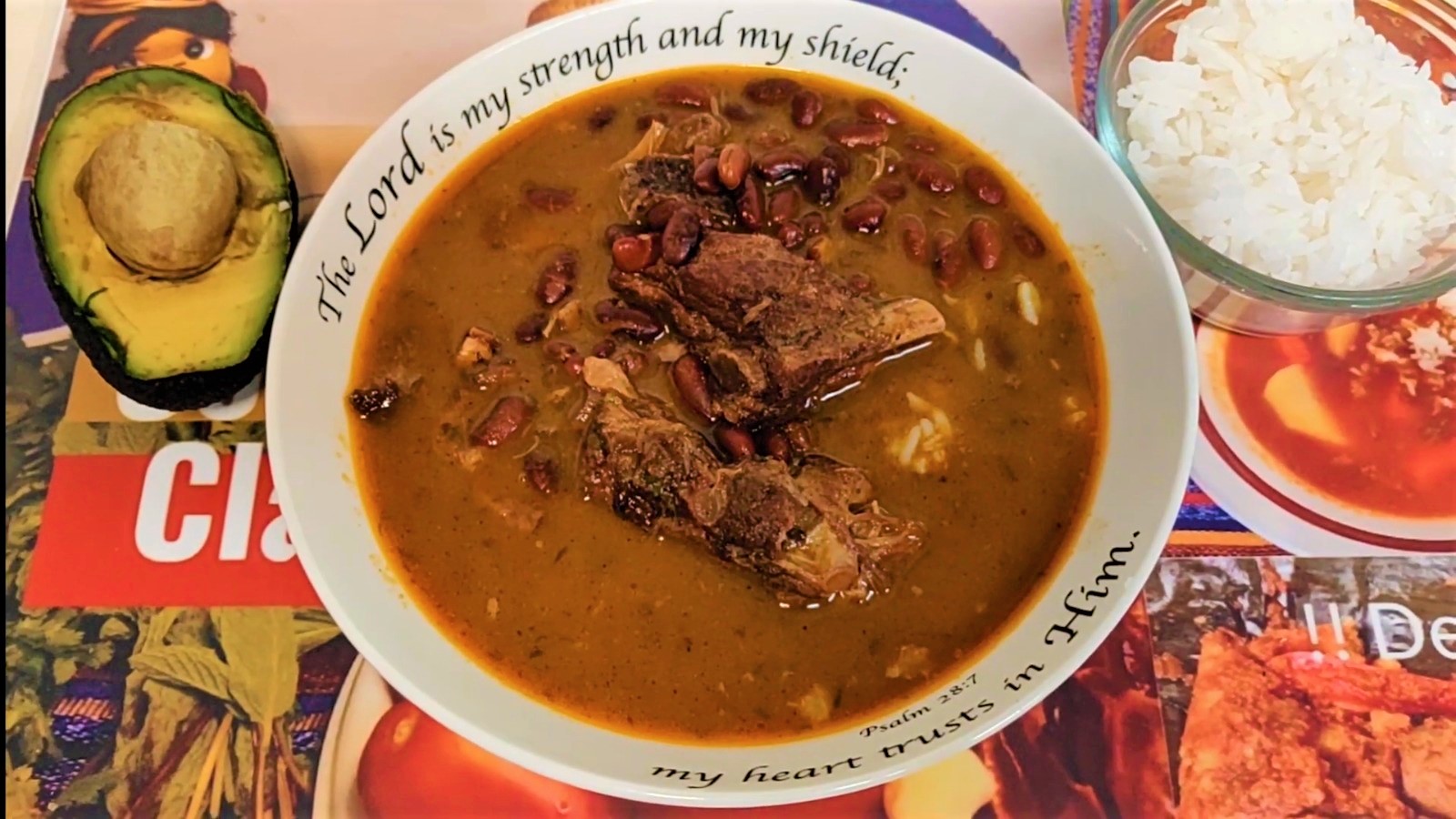 RECETA: Frijoles colorados con masa de cerdo