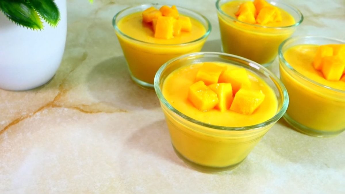 RECETA: Mousse de mango