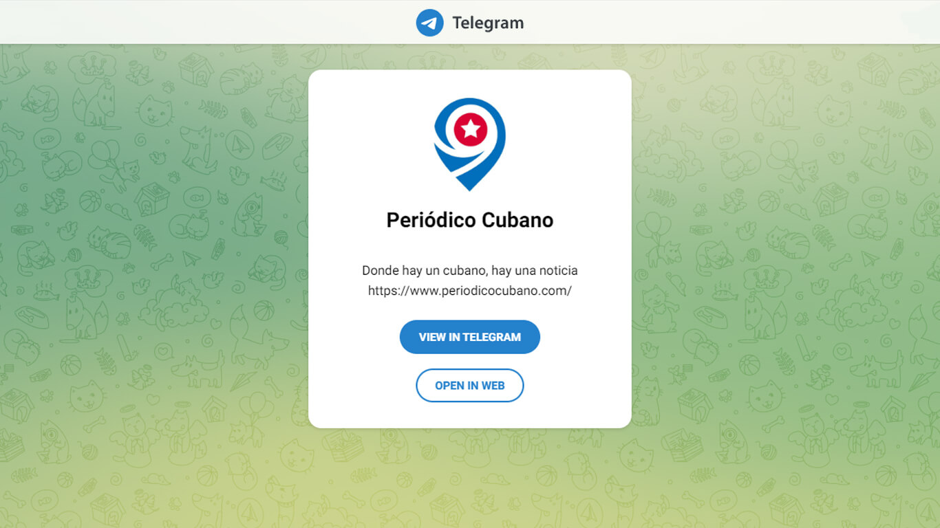 Suscríbase a Periódico Cubano por Telegram