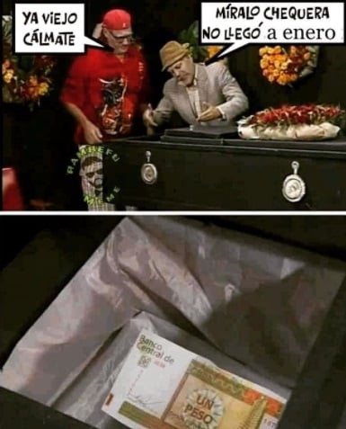 Memes a Raúl Castro, Díaz-Canel y la unificación monetaria