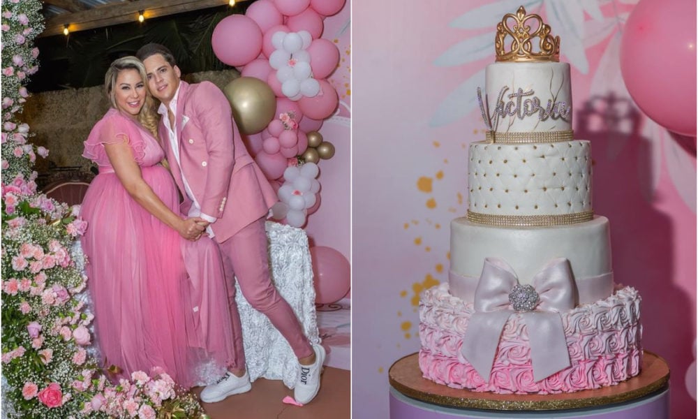 Gianluca Vacchi y Sharon Fonseca celebran el baby shower de su bebé