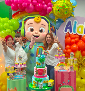 Kary Bernal y Rachel Cruz festejan el tercer cumpleaños de Alaia