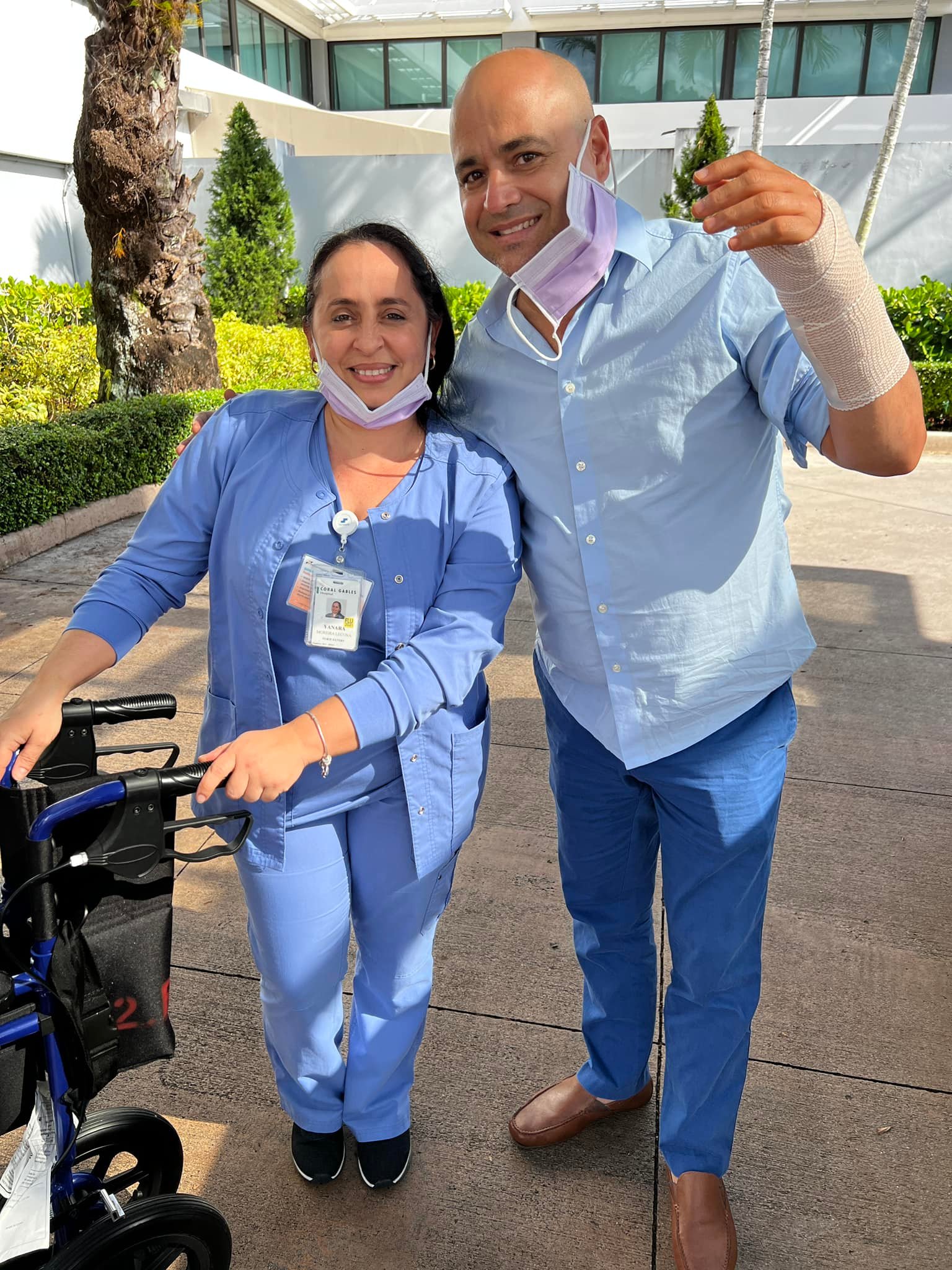 Andy Vázquez se recupera de una operación