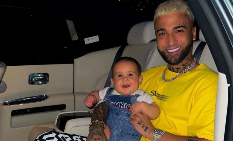 Trapero cubano Ovi celebra los seis meses de su hijo