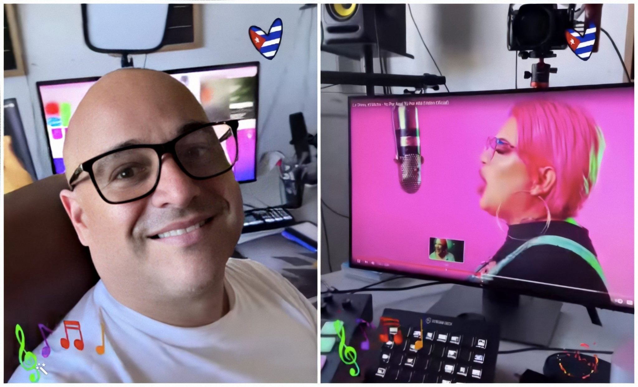 Andy Vázquez reacciona ante el nuevo video de El Micha y La Diosa