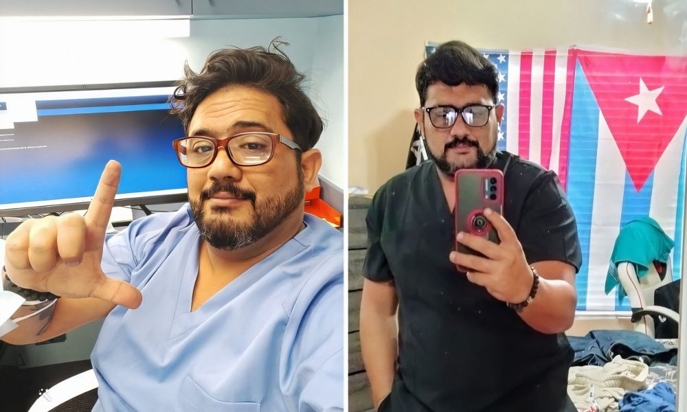 Médico cubano Alexander Figueredo agradece su nueva vida en EEUU