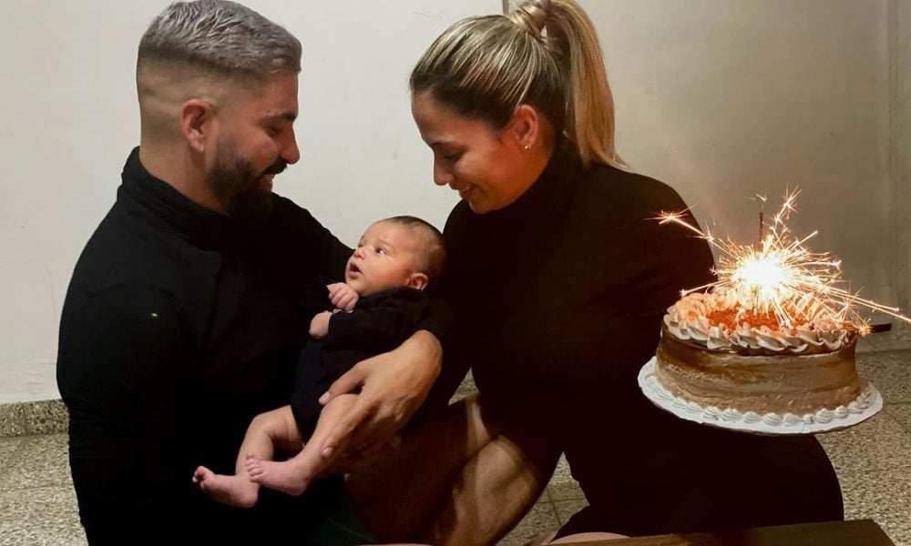 Actor Alejandro Cuervo celebra el primer mes de su hijo con esta tierna ...