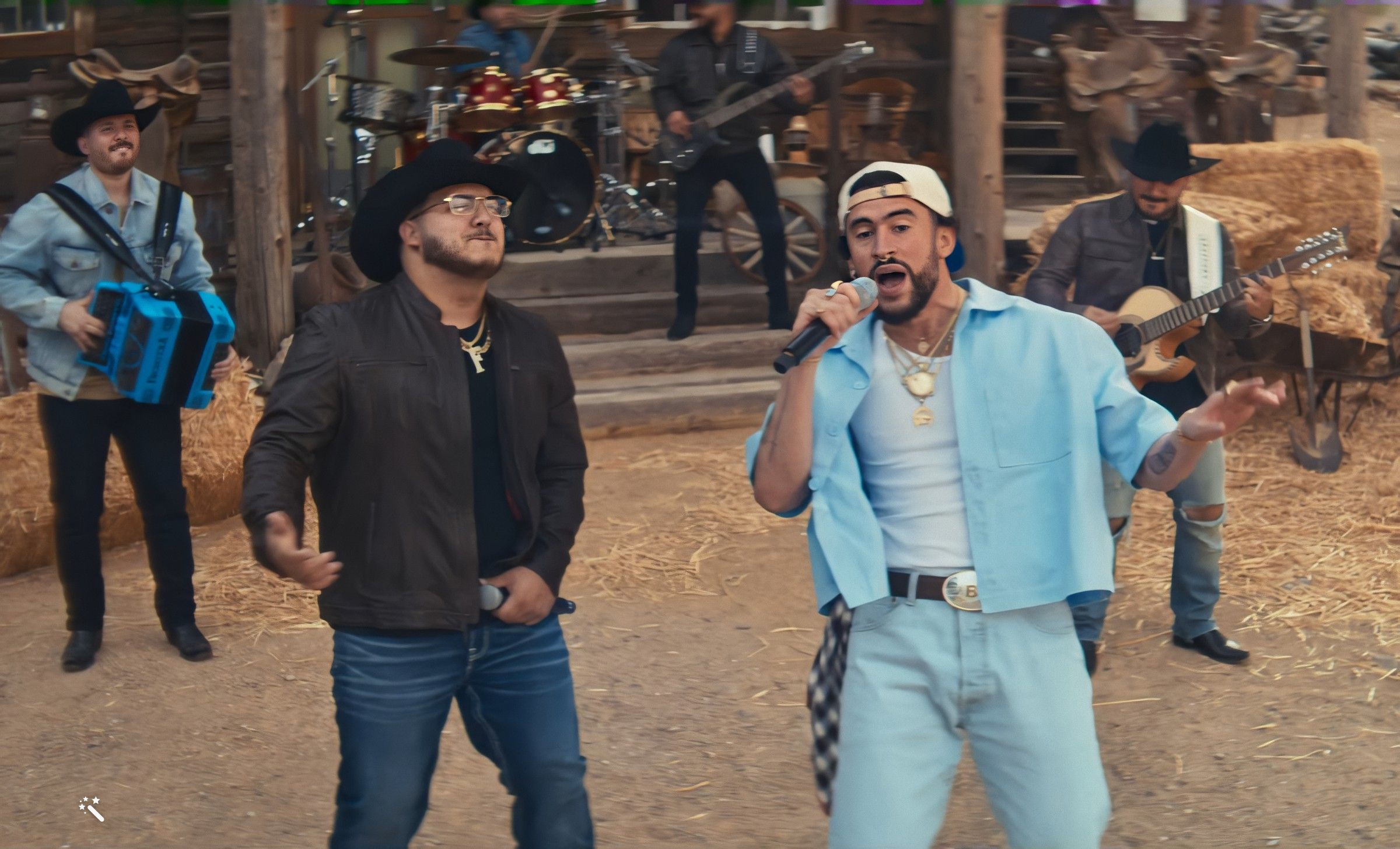 Así suena Bad Bunny al ritmo de la cumbia junto al Grupo Frontera