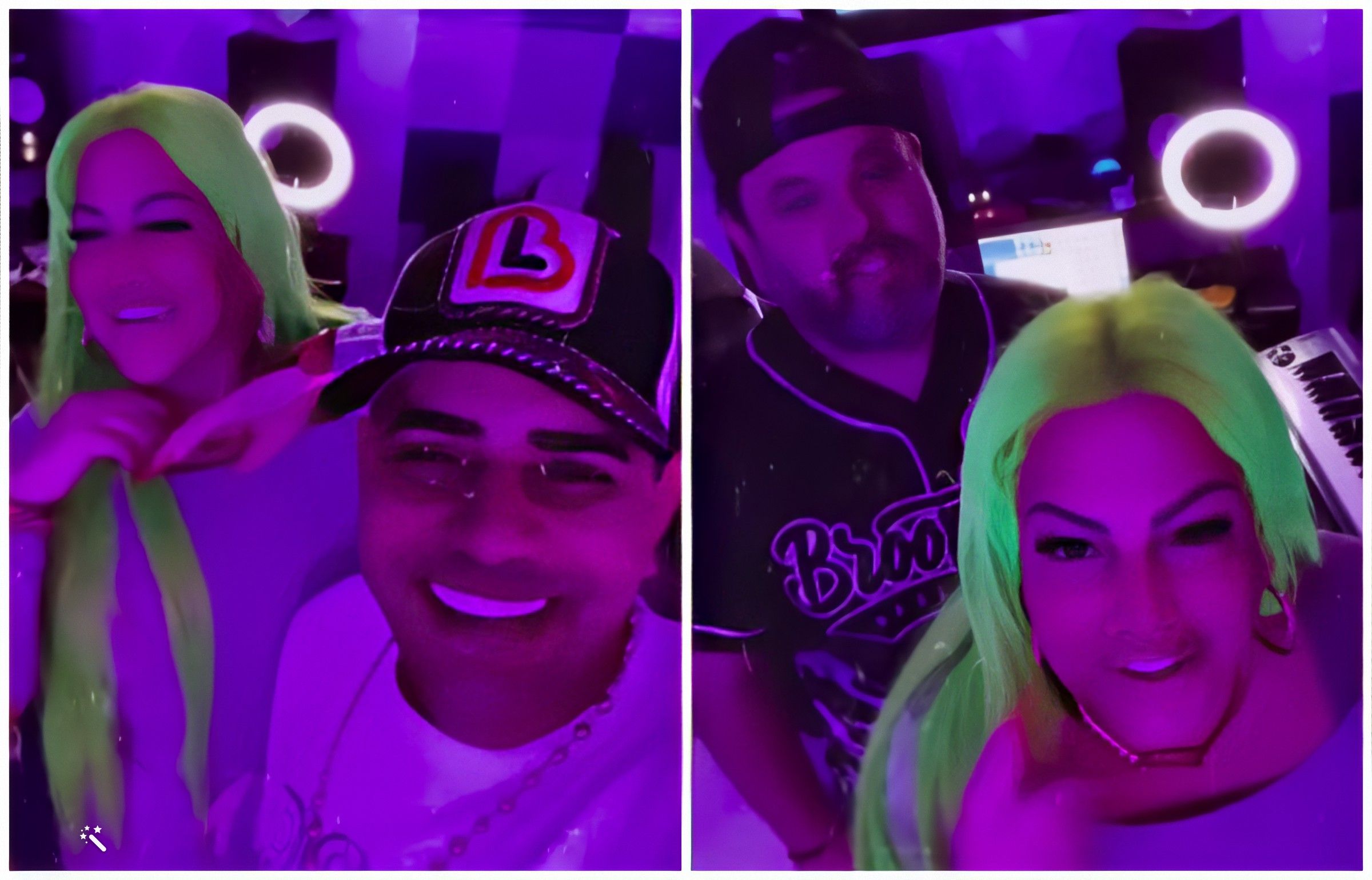 La Diosa, Baby Lores y Rey el Mago en un estudio de grabación ...