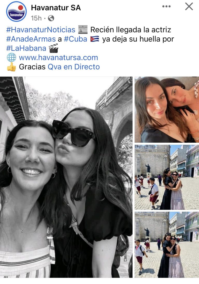 ¿Por qué algunos criticaron la reciente visita de Ana de Armas a Cuba?