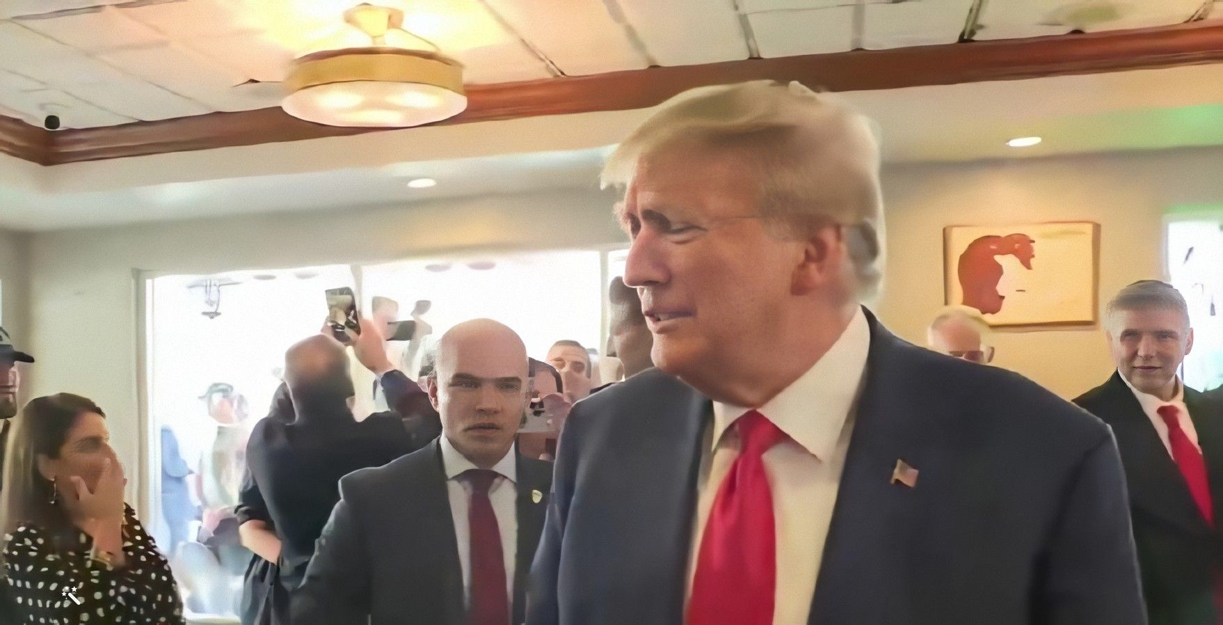 Donald Trump visitó el restaurante Versailles tras comparecer en una ...