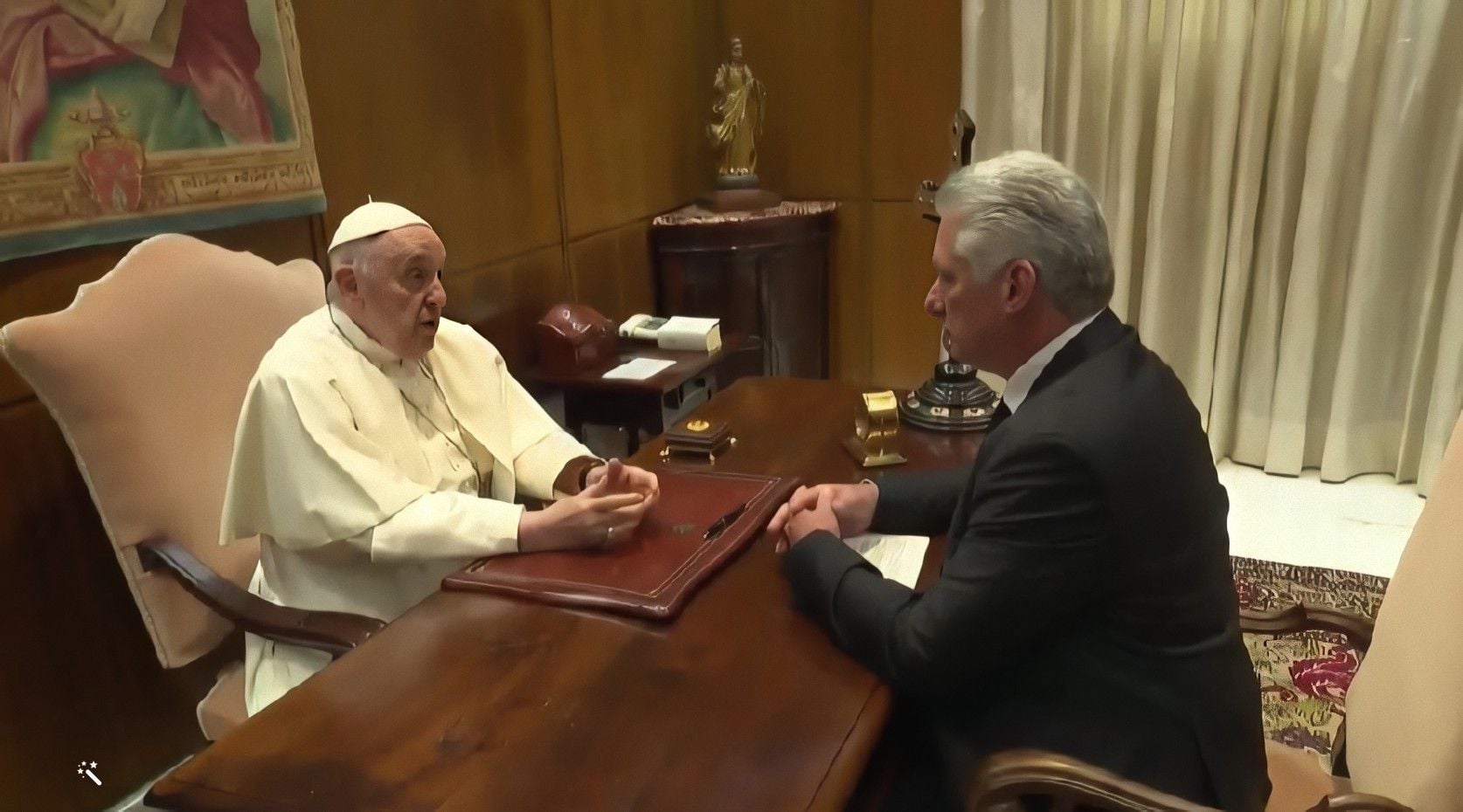 El papa Francisco se reúne con Díaz-Canel ¿Hablaron sobre los presos políticos en la Isla?