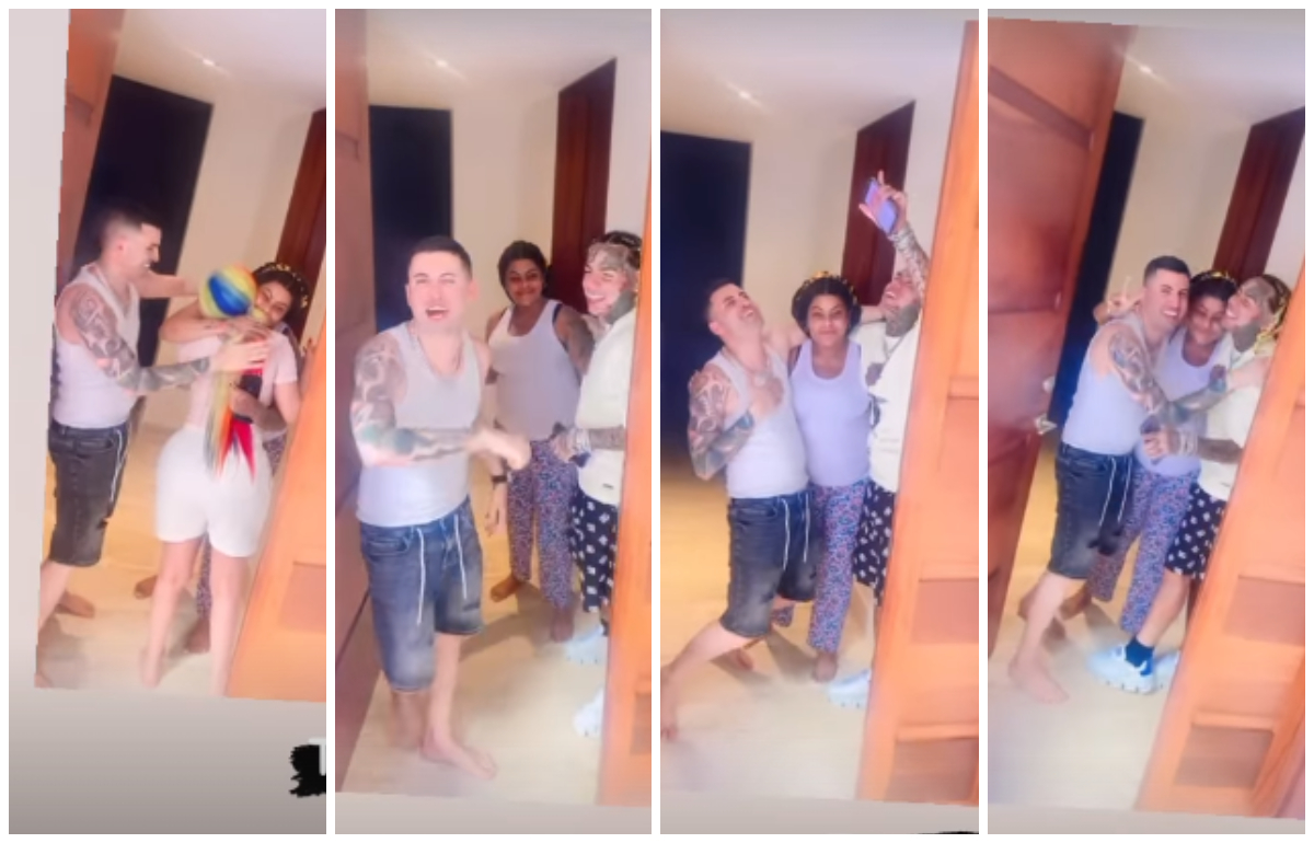 El inesperado regalo de Lenier Mesa y 6ix9ine a la madre de Yailin La ...