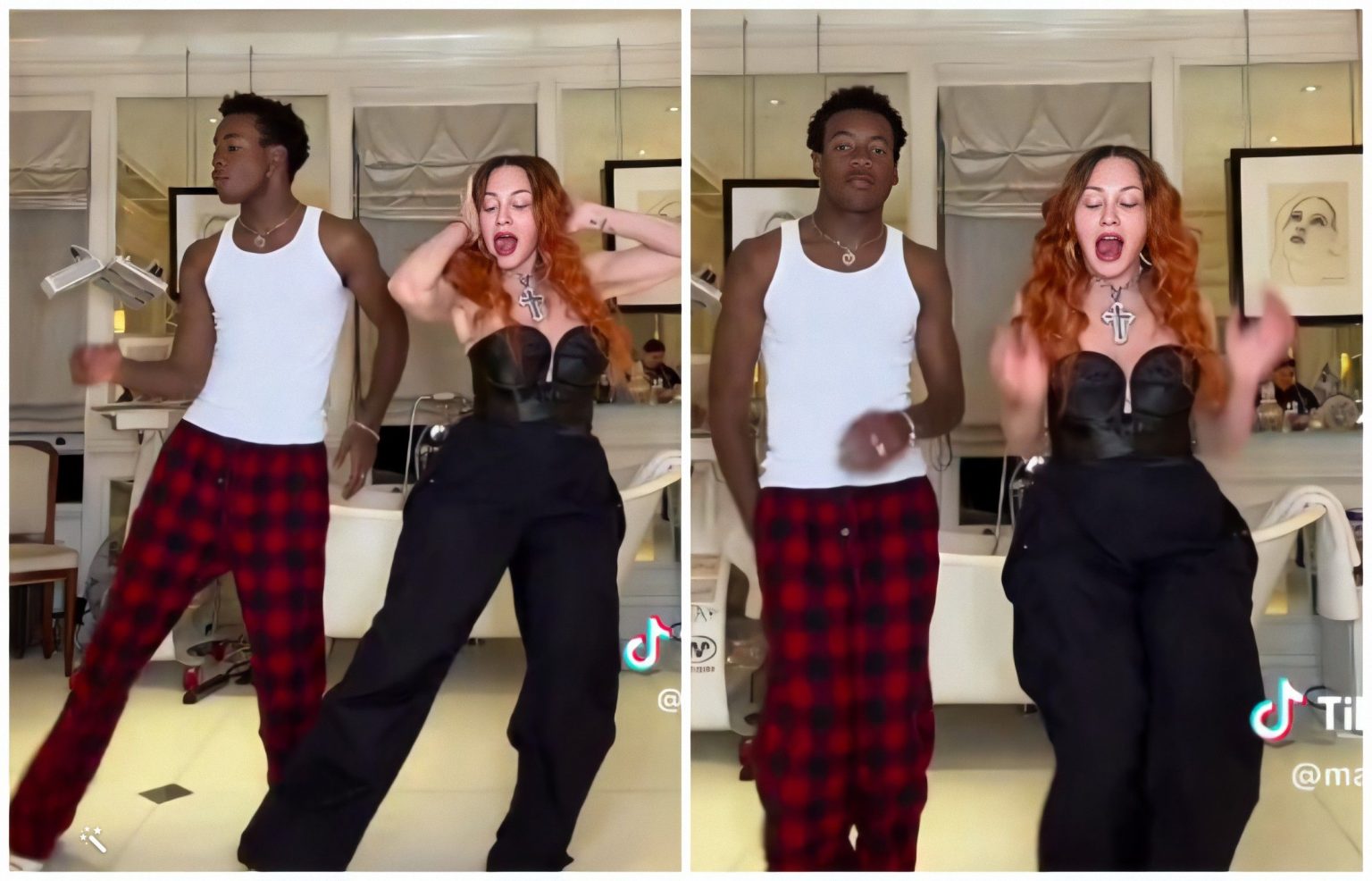 Madonna sorprende bailando salsa con su hijo en TikTok