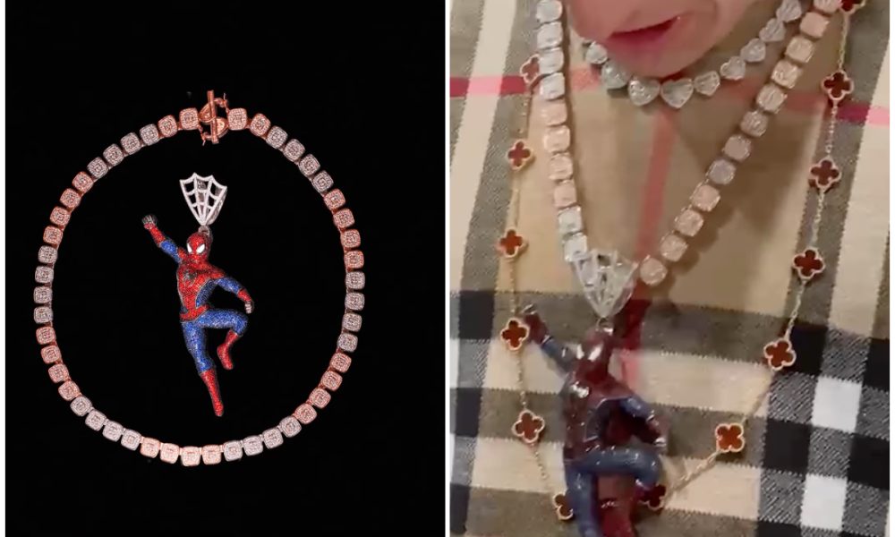 ¿Qué pasó con la costosa cadena de Spider-Man de Peso Pluma?