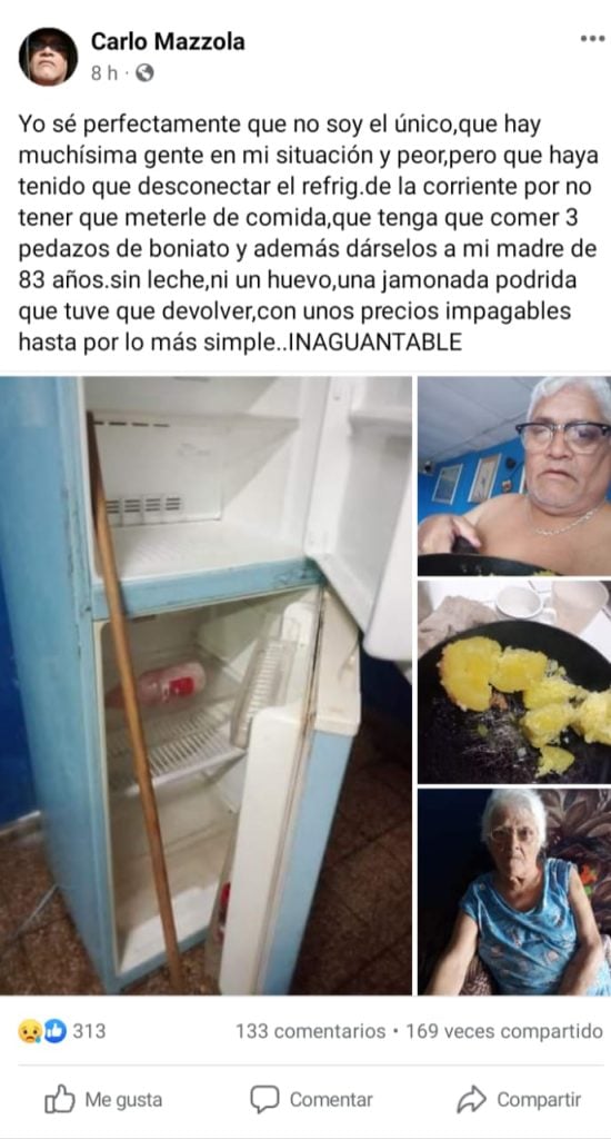 Actor Carlos Massola hace fuerte denuncia desde Cuba: “Es inaguantable”