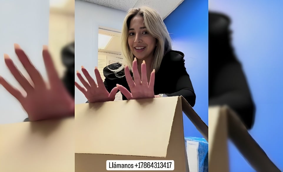 Modelo Donna Mujica comparte una opción para enviar cajas de ...