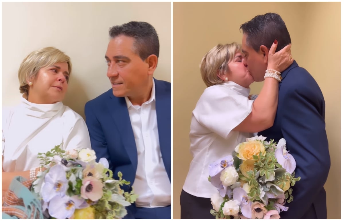 Judith González se casa con su pareja luego de 35 años de espera