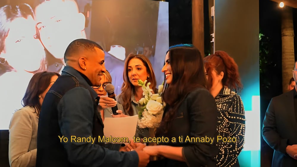 ¡Boda sorpresa en Miami! Se casan Randy Malcom y Annaby Pozo
