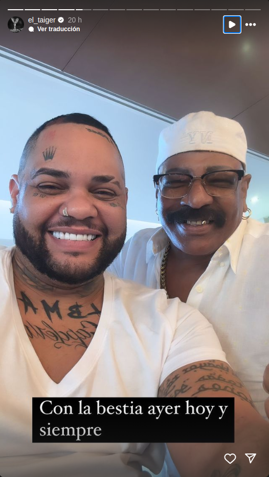 El Taiger protagoniza encuentro con Pedrito Calvo: “La bestia”