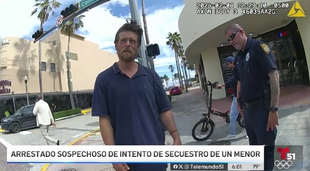 Revelan nuevas imágenes del intento de secuestro de un niño cubano en ...