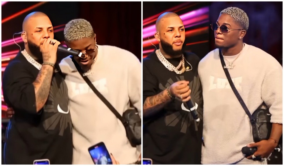 Wow Popy se disculpa con L’Kimii en medio de su concierto