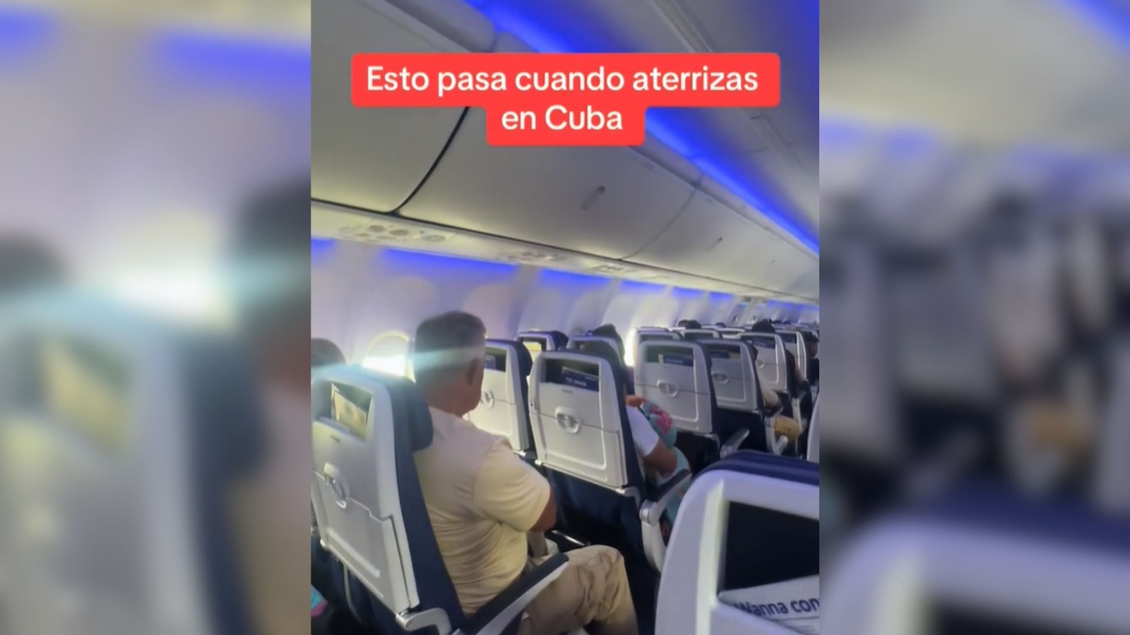 Azafata arranca carcajadas a pasajeros en vuelo hacia Cuba