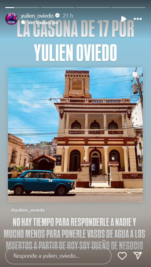 Yulien Oviedo abre un restaurante en La Casona de 17