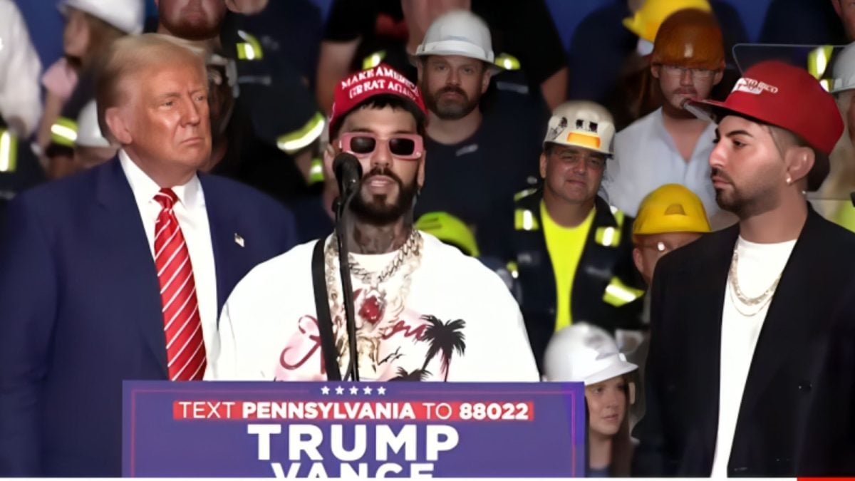 Lo que dijo Anuel AA de Trump después de visitarlo en su casa