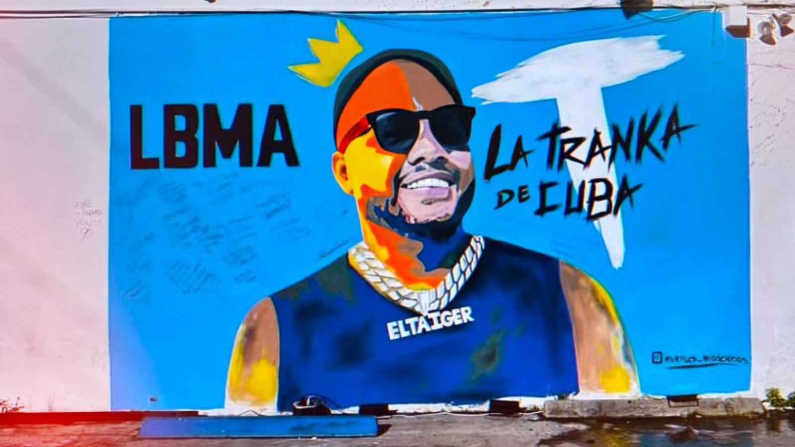 El Taiger es recordado con un mural en la Calle 8 de Miami