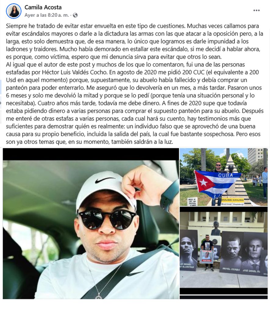 Denuncian por estafa al periodista independiente cubano Héctor Luis ...
