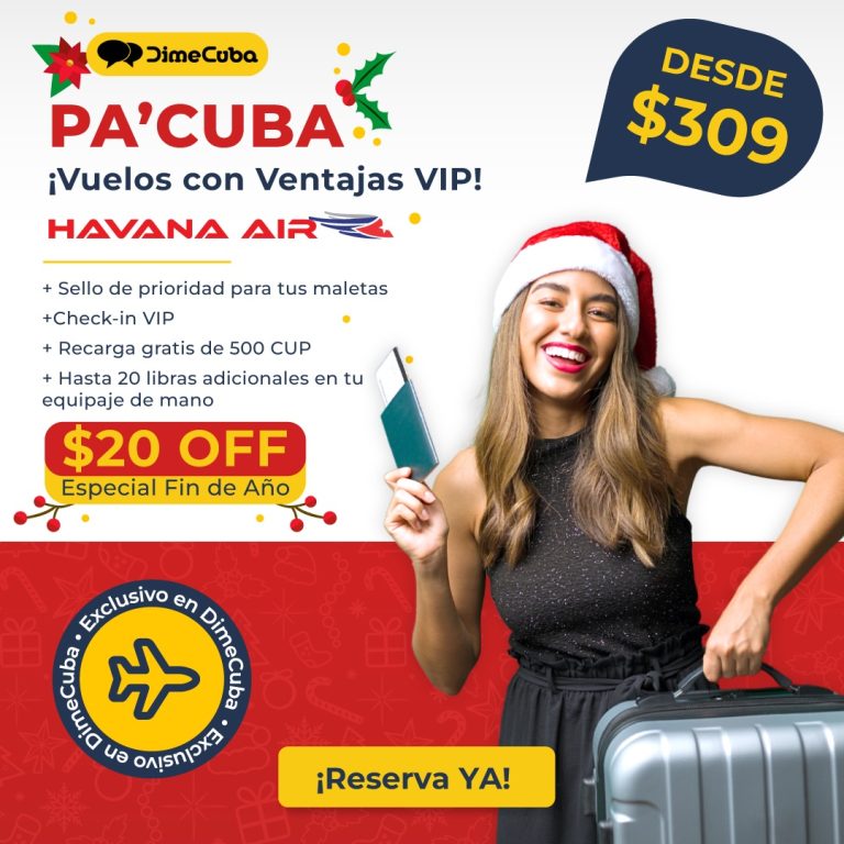 Descuento en boletos para vuelos VIP a Cuba desde Estados Unidos