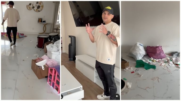 Así quedó la casa de Ultrack tras la separación con Amanda Sanz