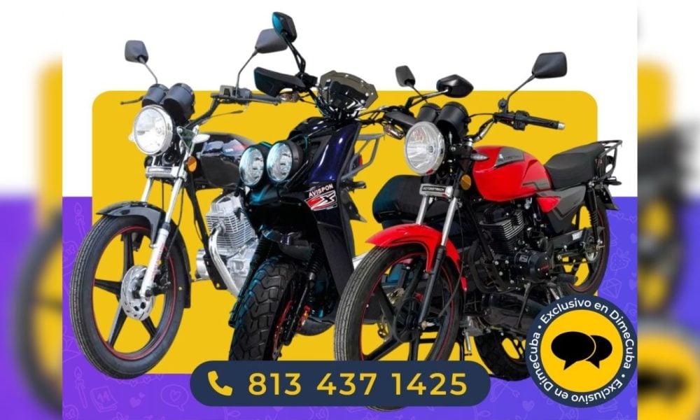 Motos de gasolina ya en camino a Cuba: elige tu modelo y recíbelo en casa