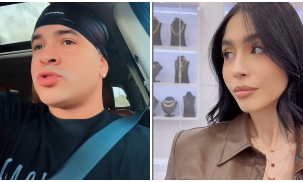 La reacción de Daniela Reyes tras la foto de Yomil con Hallel Génesis