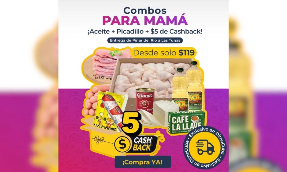 Combos de comida para enviar de regalo a Cuba por el Día de las Madres