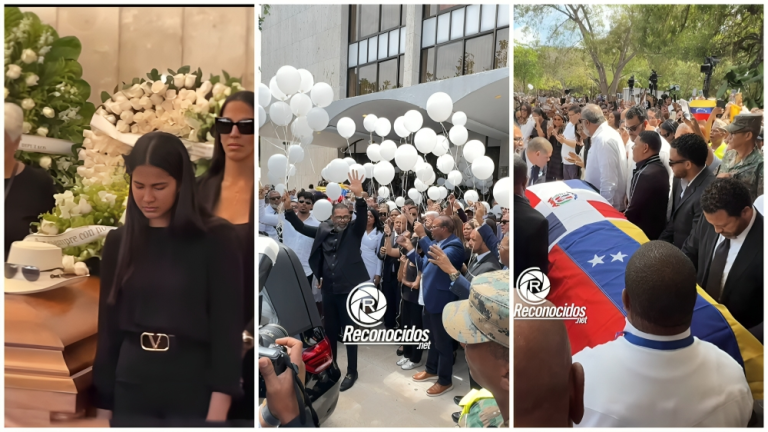 Emotiva y triste despedida a Rubby Pérez entre familiares, famosos y fanáticos