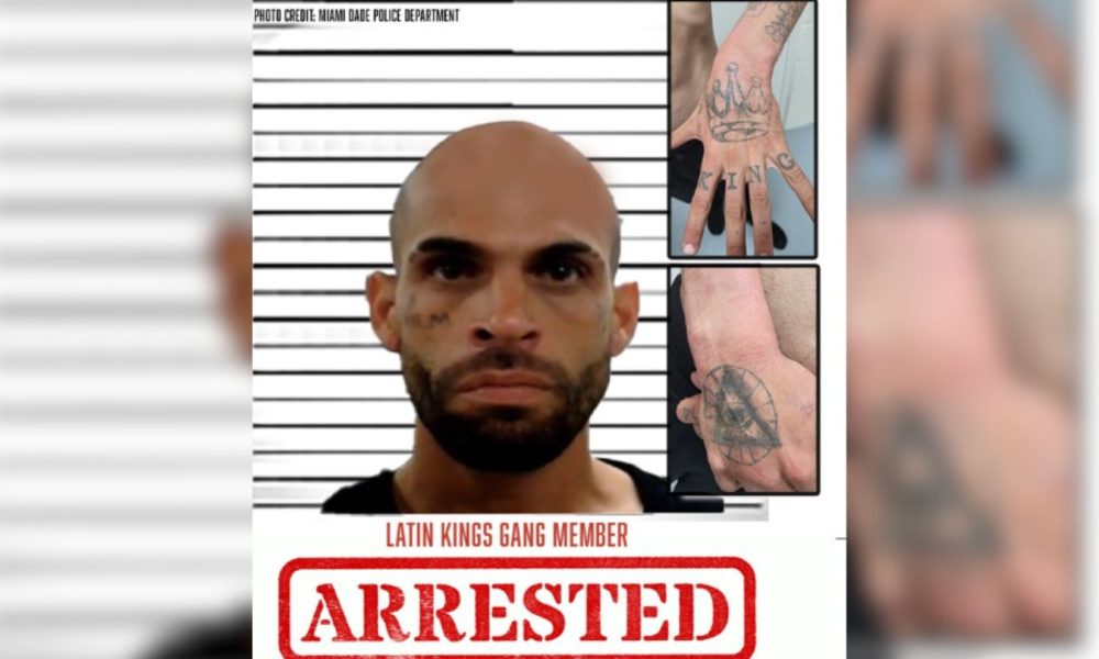 Arrestan a cubano vinculado a la pandilla Latin Kings en Florida