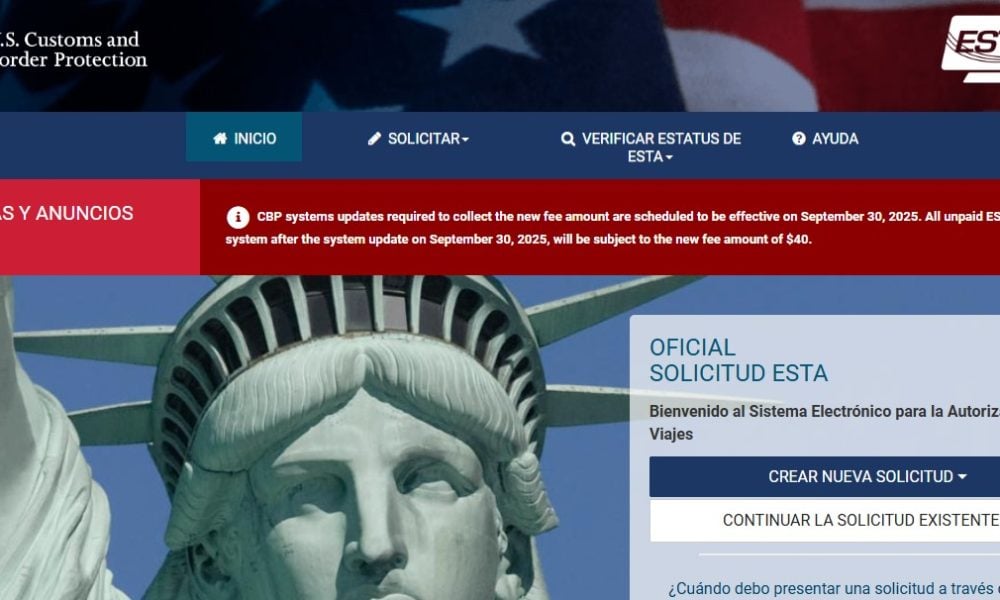 EEUU aumenta casi al doble el precio del permiso de viaje ESTA