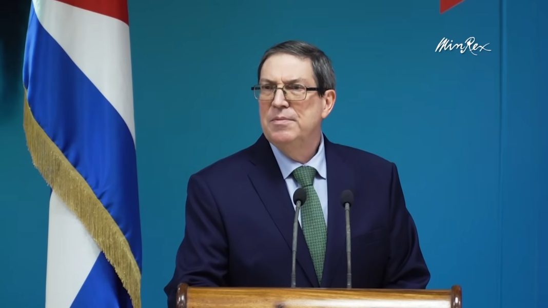 Bruno Rodríguez lanza un discurso desesperado: ataca a Estados Unidos ...