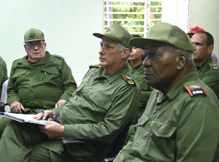 Díaz-Canel visita Zona de Defensa en La Habana tras advertencias de ...